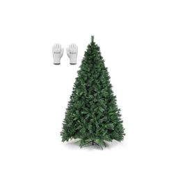 Salcar Künstlicher Weihnachtsbaum PVC Weihnachtsbaum Künstlich Tannenbaum Christbaum mit Metallständer