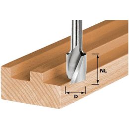 Hs Spi S8 D8/19 Spiralnutfräser 8 x 19 x 50 x 8 mm ( 490945 ) für Oberfräse of 900, of 1000, of 1010, of 1010 r, of 1400, of 2000, of 2200 - FESTOOL