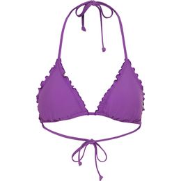 Chiemsee Bikini-Oberteil "Ivette", Triangel, herausnehmbare Cups, für Damen, lila, 36A