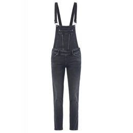 Salsa Stretch-Jeans Salsa JEANS WONDER PUSH UP CAPRI OVERALL washed out grey 123892.0000