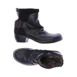 Fly London Damen Stiefelette, schwarz