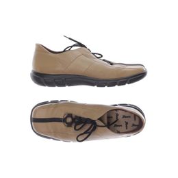 Sioux Damen Halbschuh, beige, Gr. 41.5