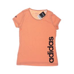 Adidas Damen T-Shirt, orange, Gr. 170