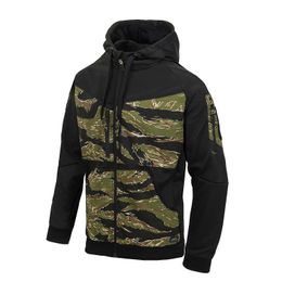 Helikon-Tex Rogue Hoodie Full Zip schwarz/tiger stripe Gr&ouml;&szlig;e S