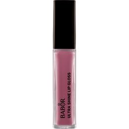 Babor Ultra Shihe Lip Gloss Shine, Lippen Make-up, lipgloss, Gel, pink (06 NUDE ROSE), 3d-effekt/glossy/glänzend, Deckkraft: Leicht bis Mittel,