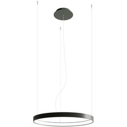 Kronleuchter SOLLUX LIGHTING "RIO" Lampen Gr. 1 flammig, Höhe: 150 cm, schwarz Pendelleuchte LED Hängeleuchten und Pendelleuchten
