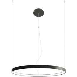 Kronleuchter SOLLUX LIGHTING "RIO" Lampen Gr. 1 flammig, Höhe: 150 cm, schwarz Pendelleuchte LED Hängeleuchten und Pendelleuchten