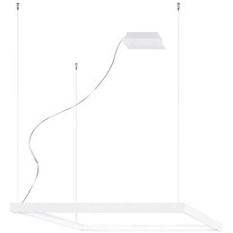 Kronleuchter SOLLUX LIGHTING "NELYA" Lampen Gr. Höhe: 150 cm, weiß Pendelleuchte LED Hängeleuchten und Pendelleuchten