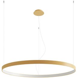 Kronleuchter SOLLUX LIGHTING "RIO" Lampen Gr. Höhe: 150 cm, goldfarben (golden) Designlampe LED Pendelleuchte Hängeleuchten und Pendelleuchten