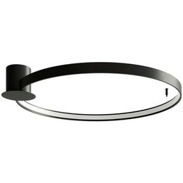 Deckenleuchte SOLLUX LIGHTING "RIO" Lampen Gr. 1 flammig, Höhe: 12,5 cm, schwarz Designlampe LED Deckenlampen