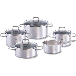 Topf-Set Fissler "Viseo" Töpfe silberfarben Topfsets