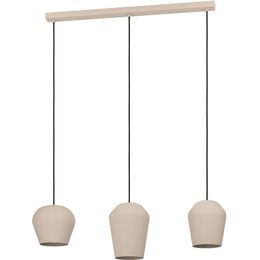 Hängeleuchte Eglo "CAMBAITO" Lampen Gr. Höhe: 110,00 cm, beige (sand) Pendelleuchten und Hängeleuchten