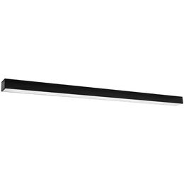 Deckenleuchte SOLLUX LIGHTING "PINNE" Lampen Gr. 1 flammig, Höhe: 6 cm, schwarz LED Deckenlampen