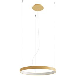 Kronleuchter SOLLUX LIGHTING "RIO" Lampen Gr. 1 flammig, Höhe: 150 cm, goldfarben (golden) Pendelleuchte LED Hängeleuchten und Pendelleuchten