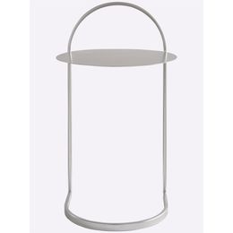 Beistelltisch HEINE HOME Tische Gr. B/H/T: 35 cm x 60 cm x 35 cm, silberfarben Beistelltische