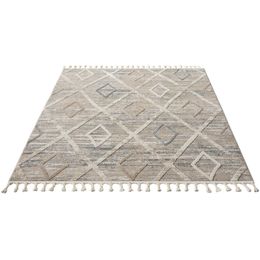 Teppich Andas "»Otilie«" Teppiche Gr. B/L: 200 cm x 300 cm, 11 mm, 1 St., braun Esszimmerteppiche