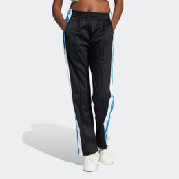 Sporthose adidas originals "ADIBREAK PANT" Gr. L, N-Gr, blau (black, bluebird, white) Damen Hosen Sporthosen