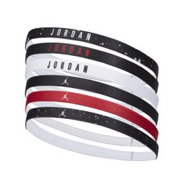Jordan elastische Haarbänder (6er-Pack) - Schwarz