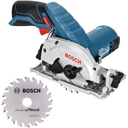 Bosch Professional Akku-Handkreissäge GKS 12V-26, Set, ohne Akku und Ladegerät, blau|schwarz