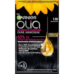 Garnier Coloration Garnier Olia dauerhafte Haarfarbe, Packung, 3-tlg., schwarz