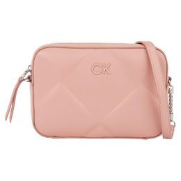 Calvin Klein Mini Bag RE-LOCK QUILT CAMERA BAG, mit modischem Strukturmuster, rosa