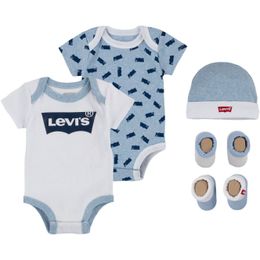Levi's® kids Levi's® Kids Kurzarmbody Neugeborenen-Geschenkset BATWING 5PC SET (5-tlg) UNISEX, blau
