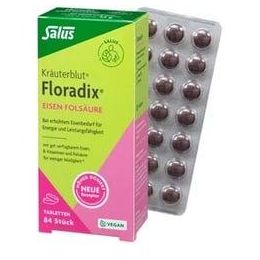 Salus Floradix Eisen Folsäure Tabletten 84 St