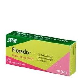 Salus Floradix Eisen 100 mg forte Filmtabletten 20 St