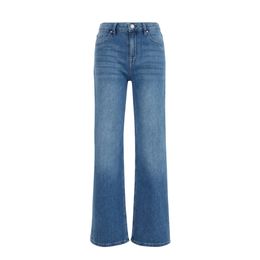WE Fashion Jeans Damen Gr&ouml;&szlig;e 33 dunkelblau / braun
