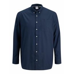 Jack & Jones Plus Jack & Jones Plus Hemd 'Oxford' Herren Gr&ouml;&szlig;e XXXL navy