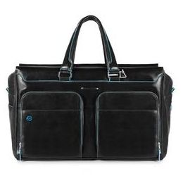 Piquadro Blue Square Reisetasche mit Laptop und iPad®-Fächern Schwarz