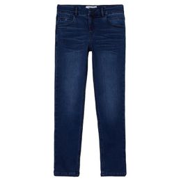 name it - Jeans NKMSILAS SLIM FIT WINTER in dark blue denim, Gr.164