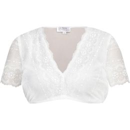 Marjo Bluse, Spitze, für Damen, weiß, 32