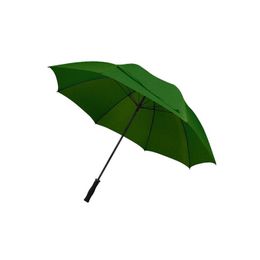 Livepac Office Stockregenschirm Großer Regenschirm / mit angenehmem Softgriff / Farbe: dunkelgrün
