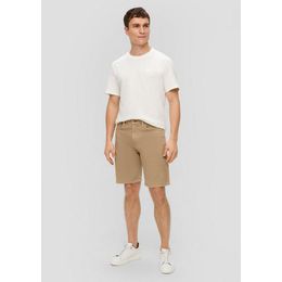 s.Oliver Stoffhose Jeans-Shorts / Regular Fit / High Rise / Straight Leg Garment Dye