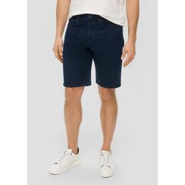 s.Oliver Stoffhose Jeans-Shorts / Regular Fit / High Rise / Straight Leg Garment Dye
