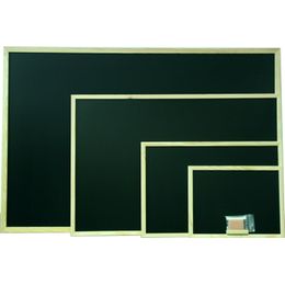 Rheita Malkreide Magnet-Kreidetafel Schultafel 40x60cm schwarz mit Holzrahmen