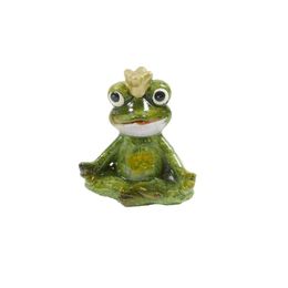 B&S B&S Dekofigur Frosch grün Keramik 8