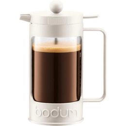 Bodum Kochbesteckhalter Bodum BEAN French Press Kaffeebereiter 1 Liter 8 Tassen weiss