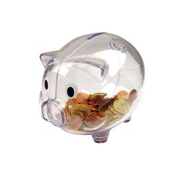 Livepac Office Spardose Sparschwein / Farbe: transparent klar