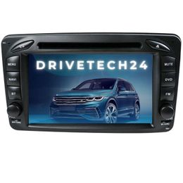 GABITECH Android 13 GPS Navi für Mercedes Benz C CLK Viano A-W168 W203 Autoradio (E-Klasse (W210) G-Klasse (W463) ML (W163) SLK Viano und Vito)