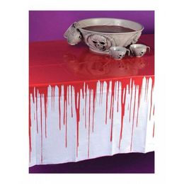 Horror-Shop Zombie-Kostüm Blutige Tischdecke