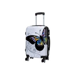 Trendyshop365 Hartschalen-Trolley Butterfly