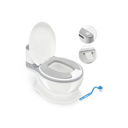 Randaco Toilettentrainer Baby-Toilettensitz Kinder Töpfchen Kindertoilette Potty mit Spülsound