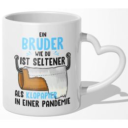 22Feels Tasse Bruder Geschenk Geburtstag Weihnachten Geschwister Jungs Männer Haferl