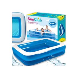 Retoo Rechteckpool Planschbecken Pool Kinderpool Schwimmbad Swimmingpool Familienpool (Packung