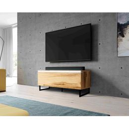 Furnix TV-Schrank BARGO 100 TV-Kommode ohne LED-Beleuchtung mit Stellfüßen Maße 100x46x32 cm