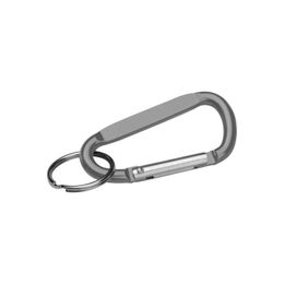 Livepac Office Schlüsselanhänger Schlüsselanhänger mit Karabinerhaken / Farbe: silbergrau
