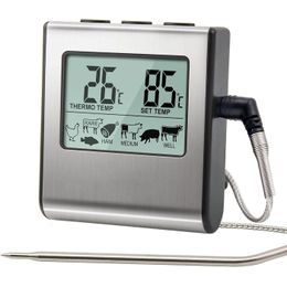 Haiaveng Kochthermometer Fleischthermometer Digitales Bratenthermometer Ofenthermometer