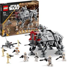 Lego® Konstruktionsspielsteine Star Wars AT-TE Walker Bewegliches Spielzeugmodell Set mit Minifiguren